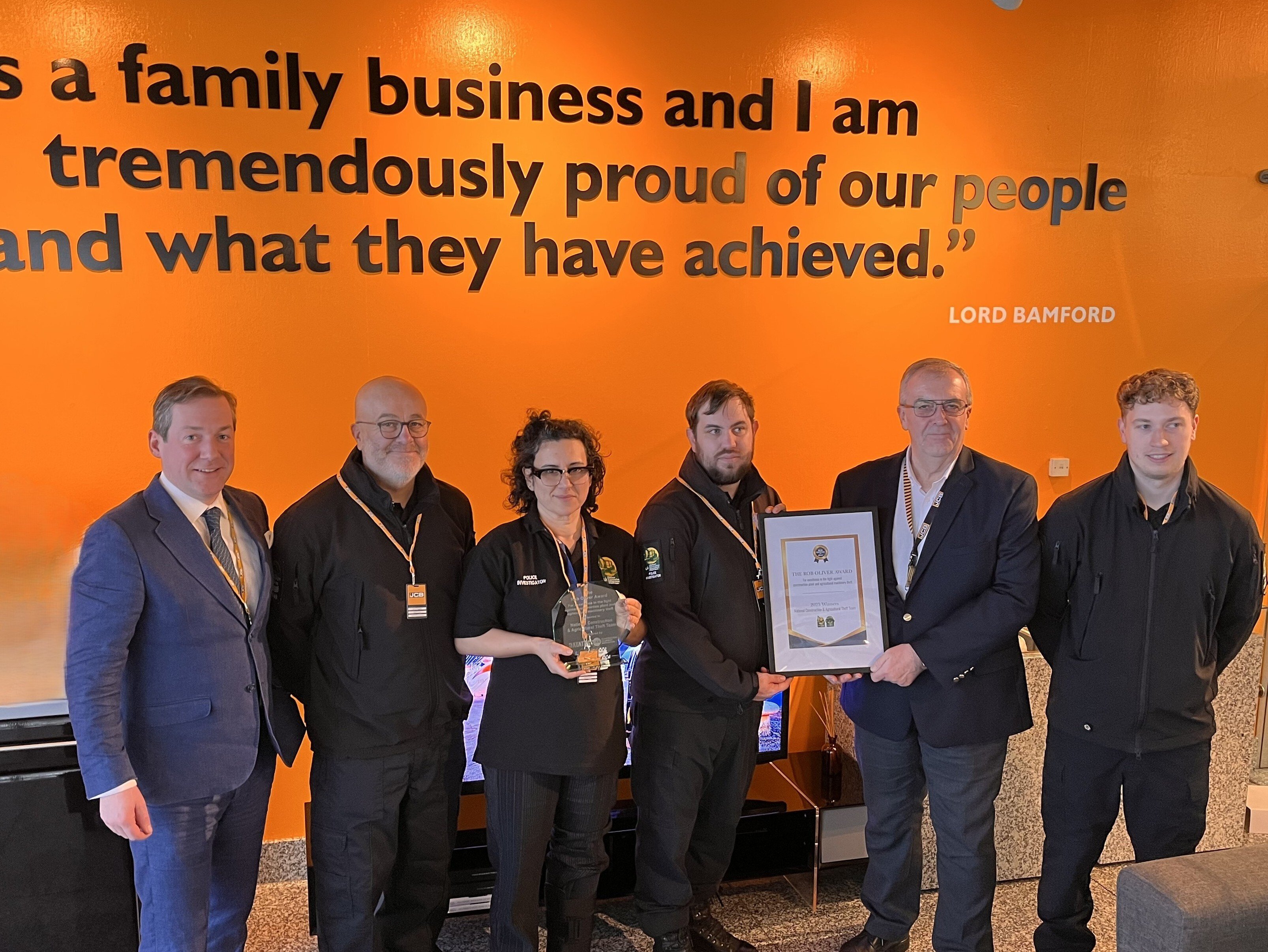 Rob Oliver Award 2025 presented to the National Construction and ...